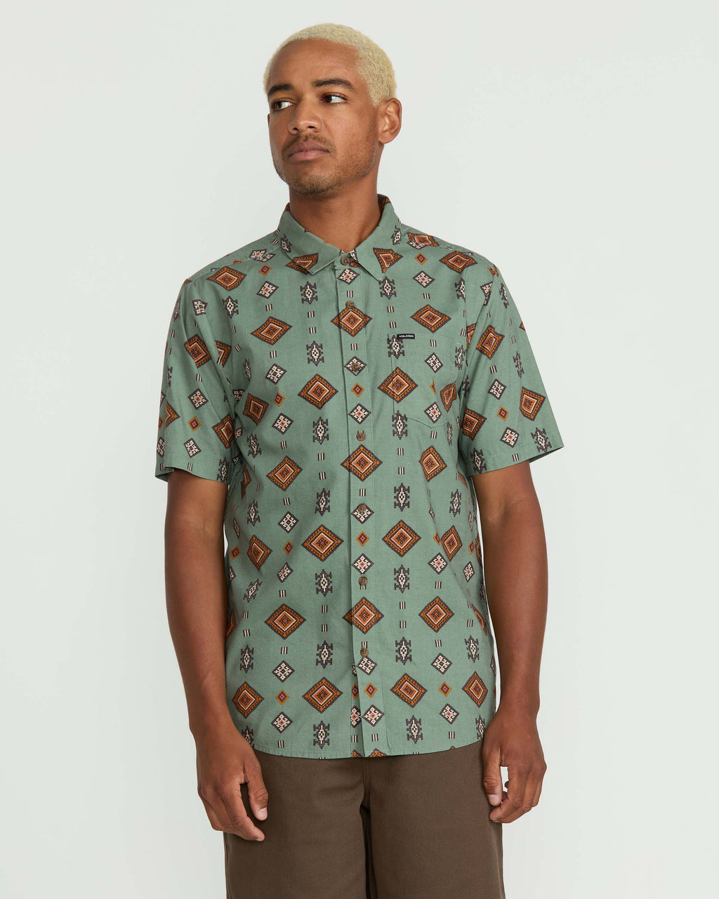 Men's Desert Dobby Short Sleeve Shirt – Volcom